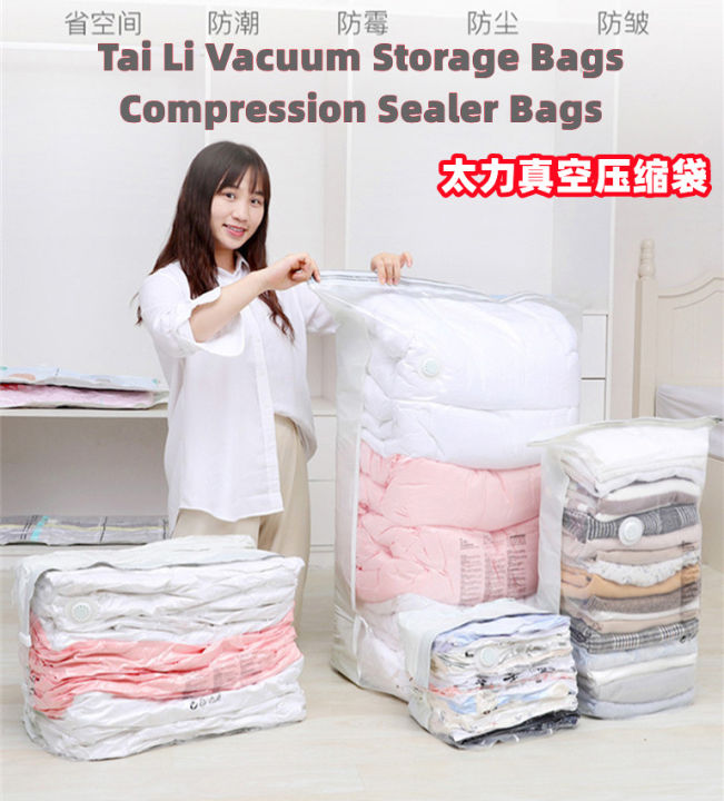Tai Li Vacuum Storage Bags Compression Sealer Bags 太力真空压缩袋 | Lazada PH