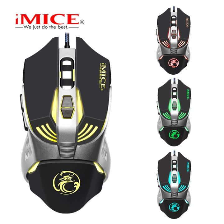 Mouse Gaming IMICE V5 Dây dù - Led 7 màu | Lazada.vn