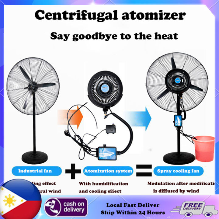 【COD&Local】Centrifugal atomizer spray fan industrial fan water mist ...
