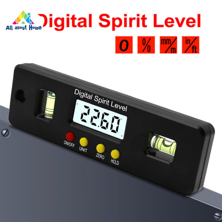 ABH Electronic Digital Display Level 150mm Strong Magnetic Spirit Level ...