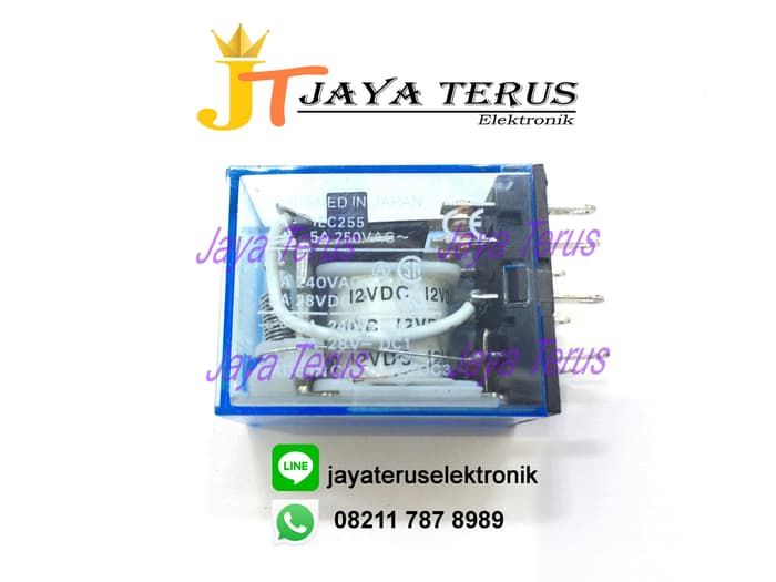 Relay Omron MY2N / MY2 / Relay 12V / Relay 8 PIN/ Relay | Lazada Indonesia