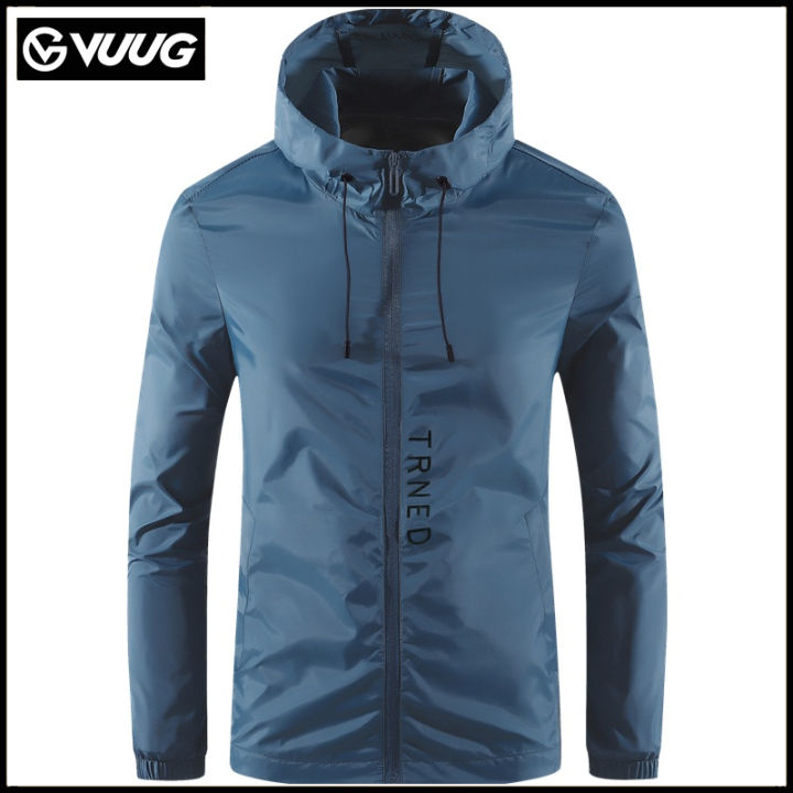 VUUG Outdoor Sun Protection Clothing for Men's Thin Breathable Hooded ...