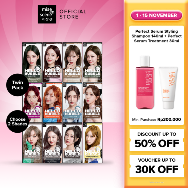 Hello Bubble Hair Color Twin Pack | Lazada Indonesia
