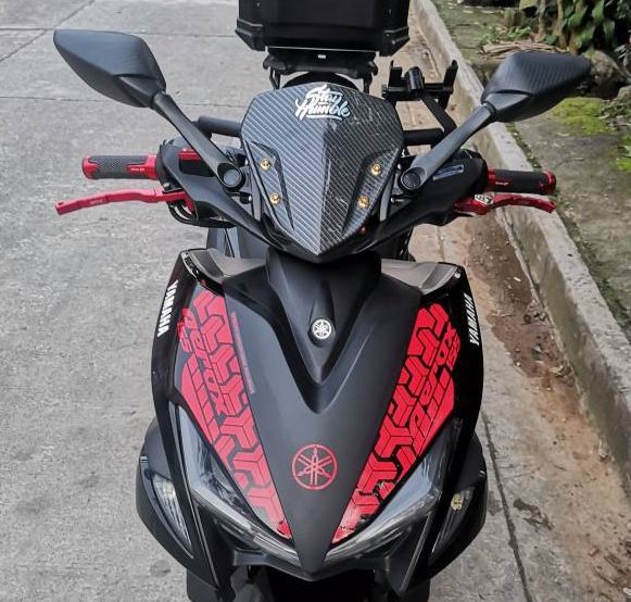 Aerox Giometric Accent Front Cover Decals Sticker | Lazada PH