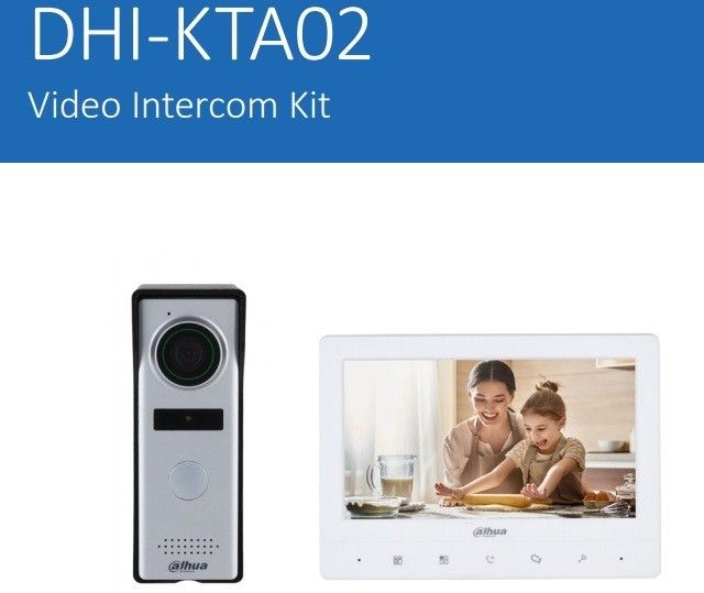 DAHUA VIDEO INTERCOM KIT ANALOG DOORPHONE BELL KTA02 / KIT DHI-KTA02 ...