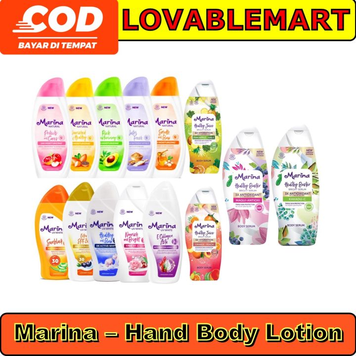 LOVA MARINA - HAND & BODY LOTION UV WHITE | NATURAL | HEALTHY BOOSTER ...