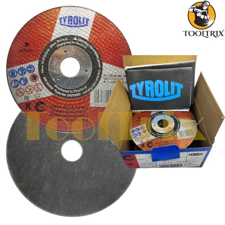 Tyrolit Cutting Disc Superthin 4" For Metal & Stainless (Sold per box ...