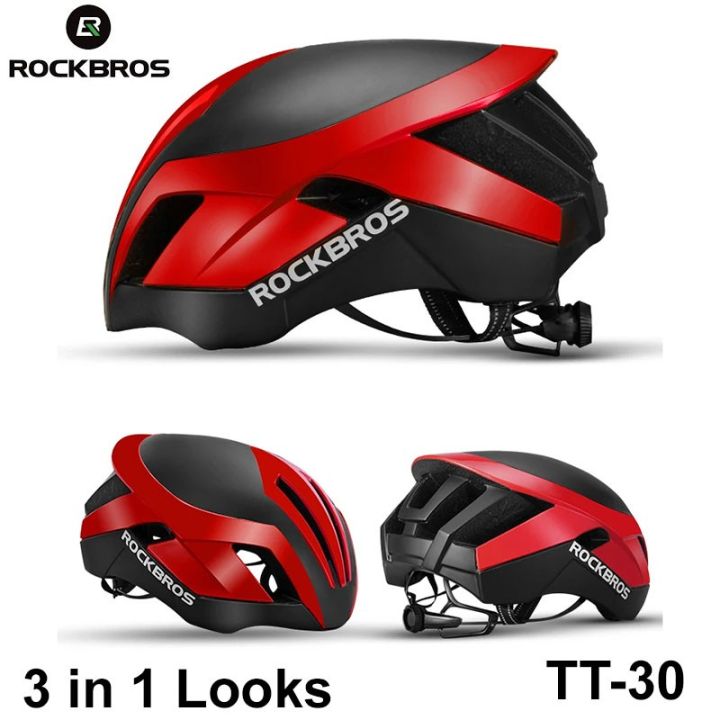 Rockbros TT-30 Helm Sepeda Lipat Roadbike MTB TT30 3 in 1 Bike Helmet Ultralight | Lazada Indonesia
