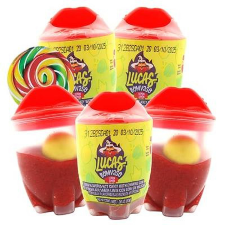 Lucas Bomvaso Lemon Hot Chewing Gum 30g | Lazada PH