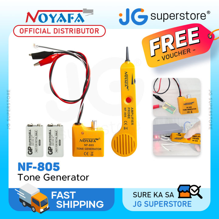 Noyafa NF-805 Tone Generator and Probe kit with Cable Tester Wire ...