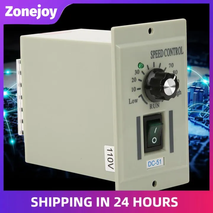 Zonejoy 500W Motor Speed Controller Permanent Magnet DC Governor Small ...