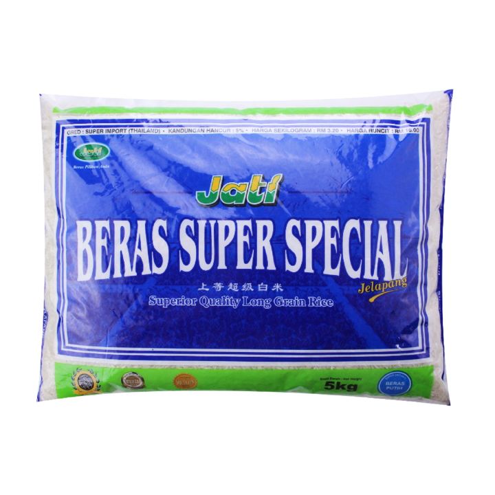 Jati Jelapang Superior Quality Long Grain Rice (5kg) | Lazada