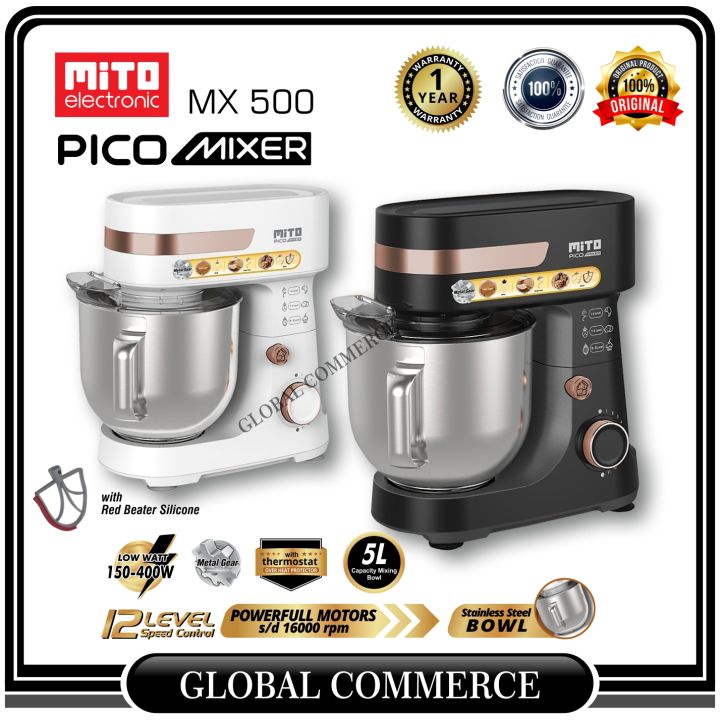 Mito Stand Mixer PICO MX 500 Pengaduk Adonan Kue 5 Lt MX500 MX-500 ...