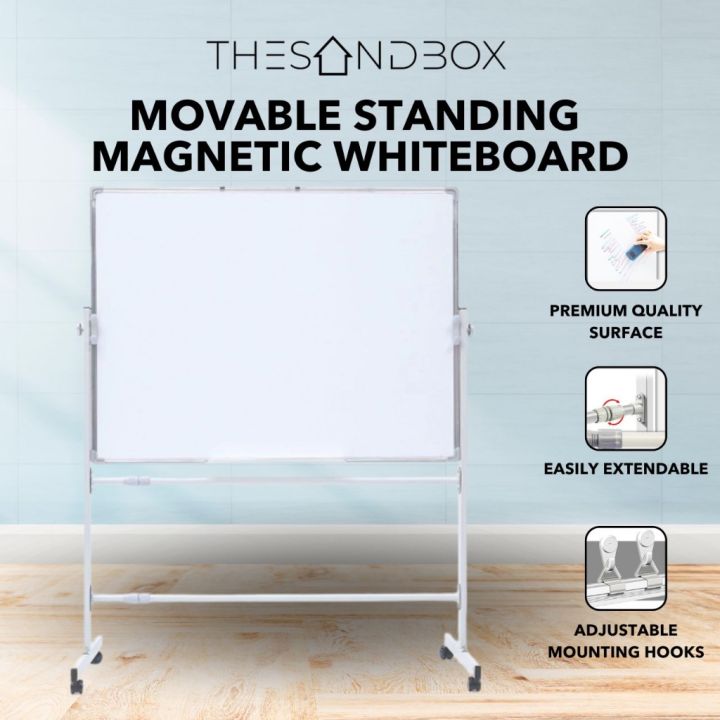 Standing Magnetic Movable White Board [ WhiteBoard Bulleting Board ...
