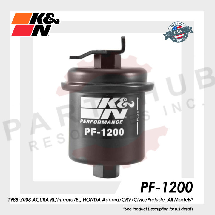 K&N FUEL FILTER PF-1200 ('88-'08 OLD CRV/CIVIC B16A ENGINE) | Lazada PH