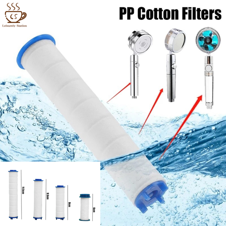 Shower Head Filter Replacement PP Cotton Filter Cartridge Water ...