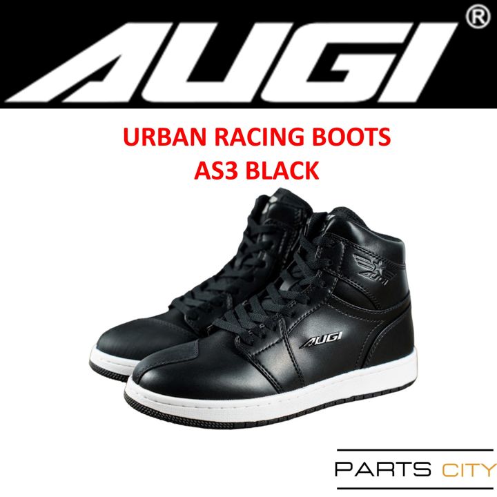 AUGI Racing Boots AS-3 Black | Lazada PH