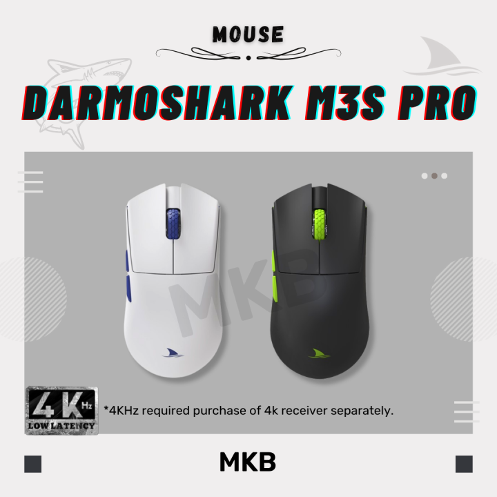 [READY STOCK] Darmoshark M3S Pro & 4k Receiver Wireless Gaming Mouse ...