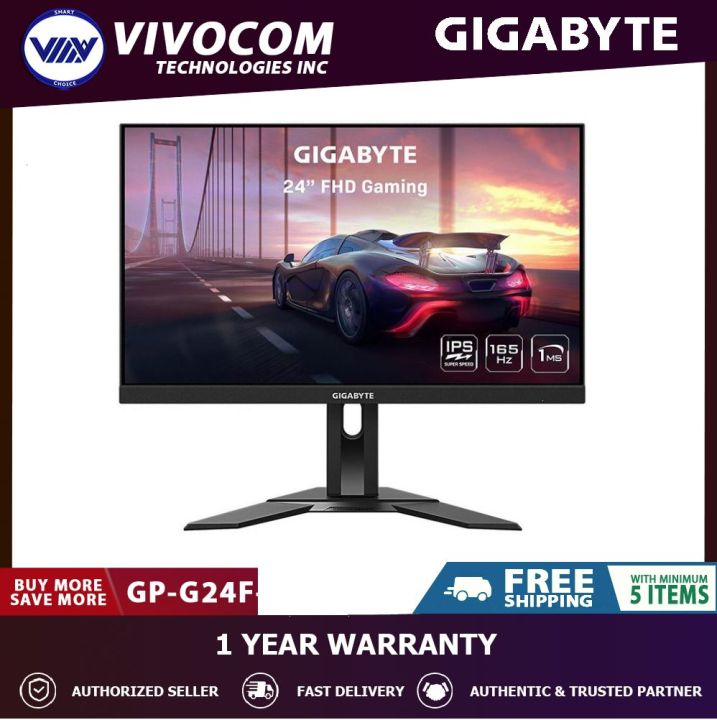Gigabyte G24F 24" (G24F-2-TW )1920x1080 (FHD), 165Hz (OC) 180Hz, IPS ...