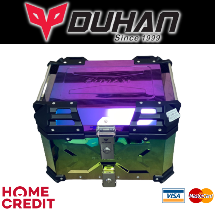 DUHAN SPECTRUM TRICOLOR motorcycle top box alloy | Lazada PH