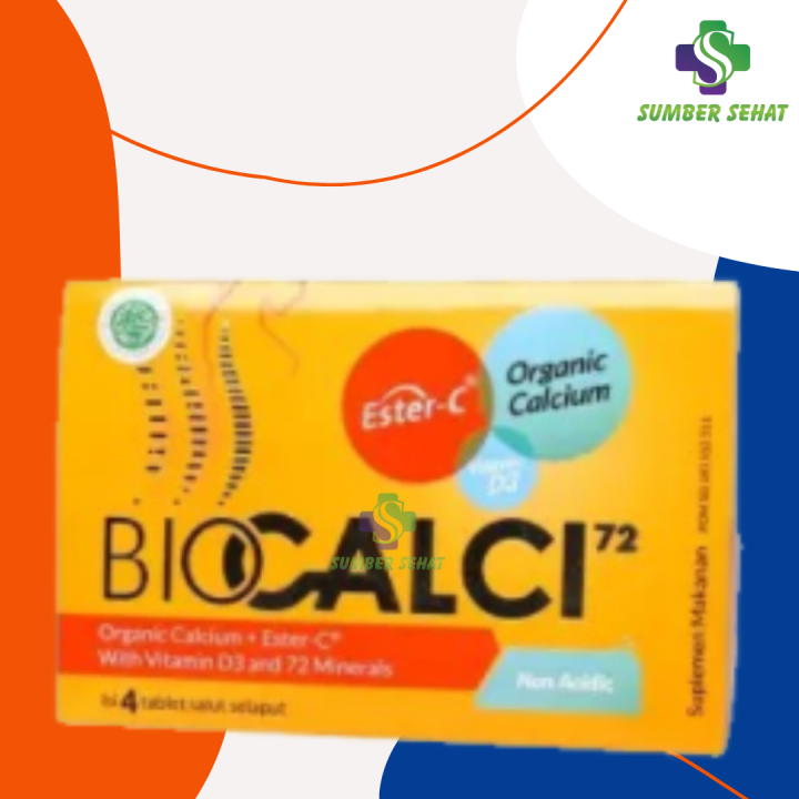 BIOCALCI-72 STRIP 4 TABLET | Lazada Indonesia