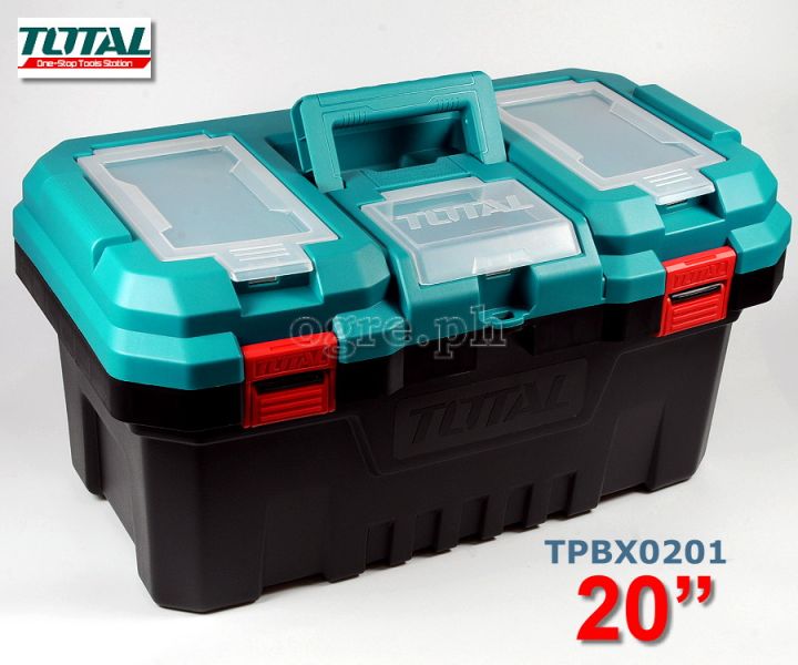 Total TPBX0201 20” Heavy Duty Plastic Tool Box | Lazada PH