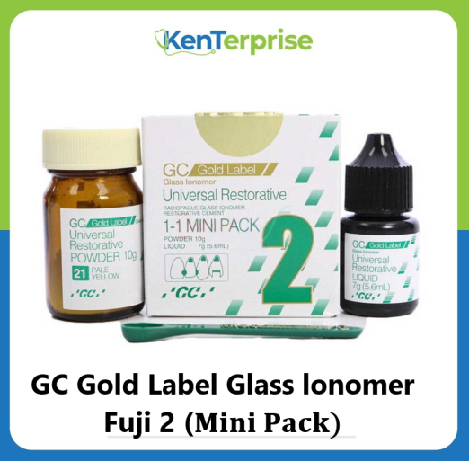 GC Gold Label Glass lonomer Fuji 2 (𝐌𝐢𝐧𝐢 𝐏𝐚𝐜𝐤) | Lazada PH