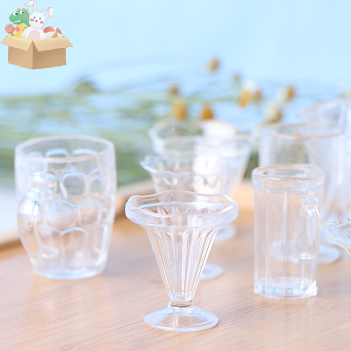 CHIDI 12ชิ้น/เซ็ต MINI Ice Cream Sundae CUP Container DIY Clay Modeling ...