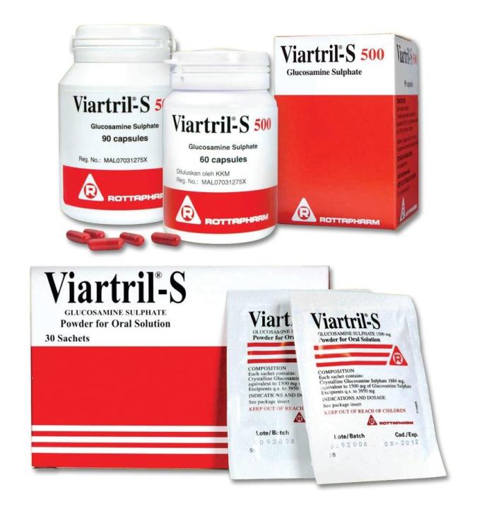Viartril-S It is a glucosamine supplement commonly used to treat ...