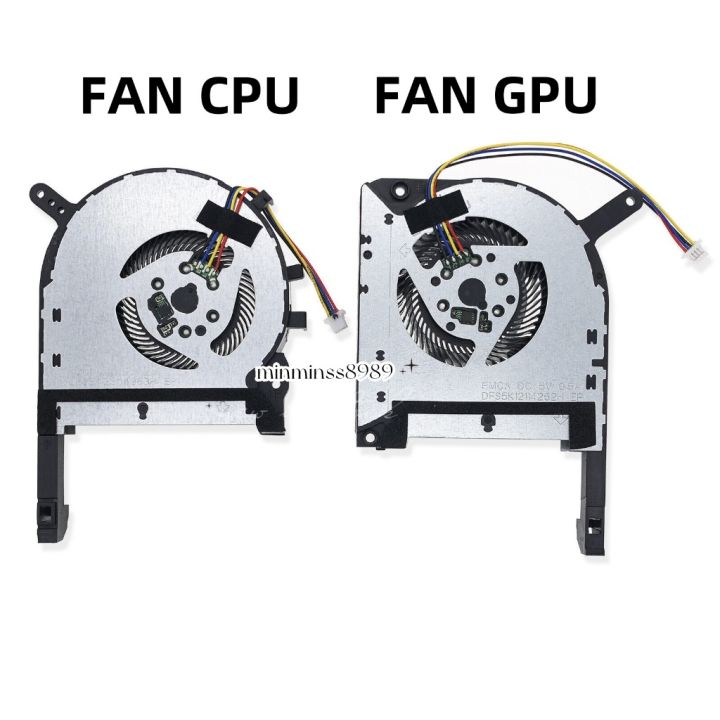 พัดลมFAN CPU GPU ASUS A15 FA506LL FX506 FX505 FX505GE FX505GD FX505GM ...