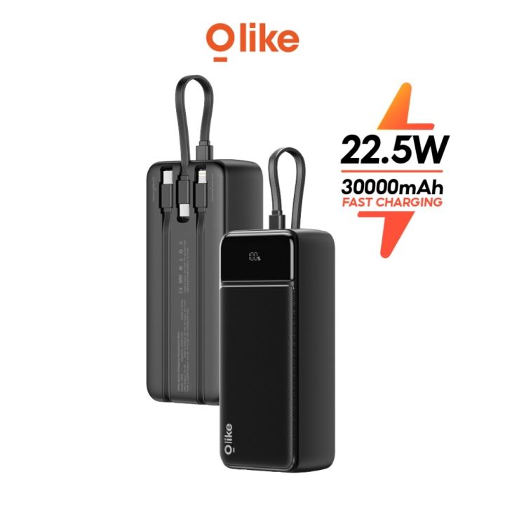 [ OLIKE P500 ]- POWER BANK Olike Powerbank P500 Quick Charging 30000mAh ...