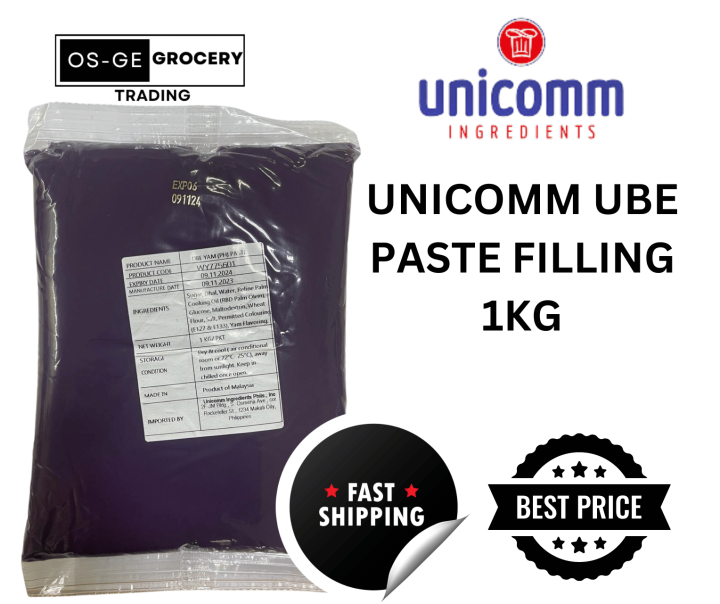 Unicomm Ube Yam Paste 1KG Ube Purple Yam Ube Halaya Ready to Eat Great ...