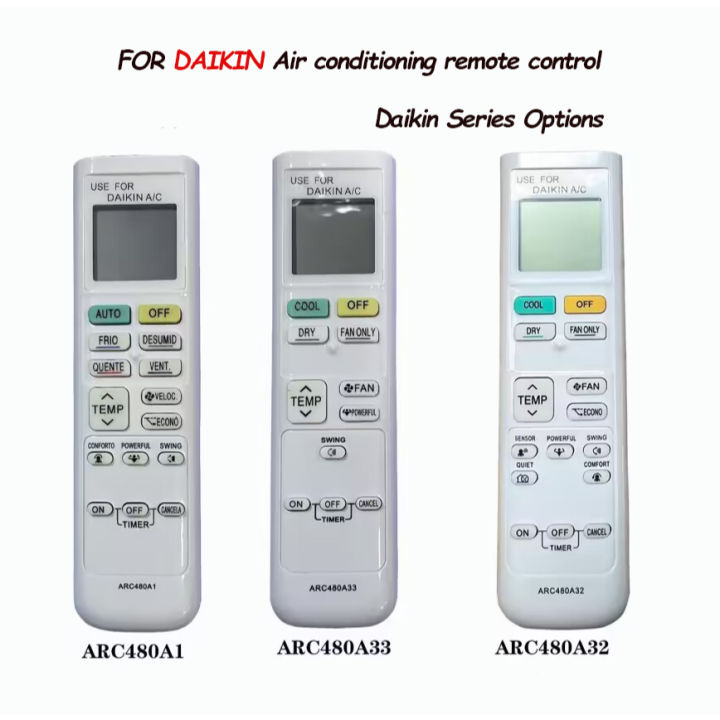 Suitable for daikin Air Conditioning Remote Control ARC480A33 ARC480A32 ...