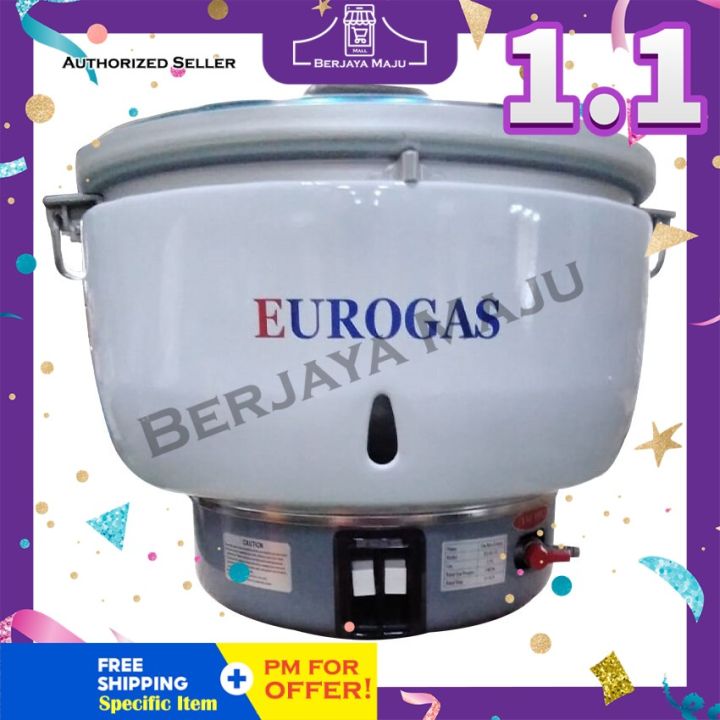 Eurogas 20.0L LPG Gas Rice Cooker EG-RC-20 | Lazada