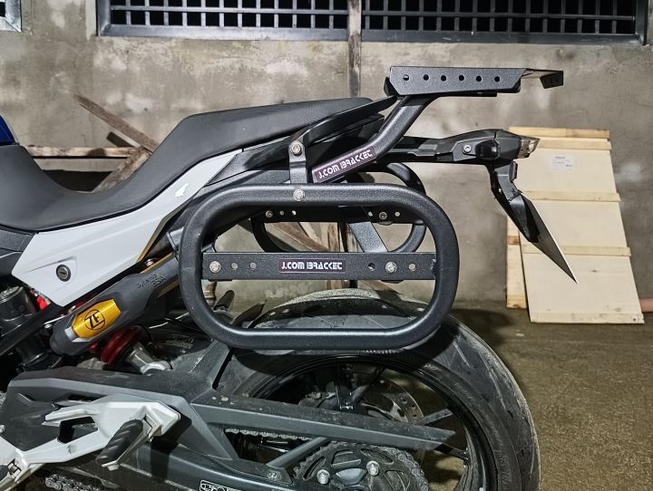 BMW F900R / F900 XR HEAVY DUTY TOP BOX BRACKET (with side pannier ...