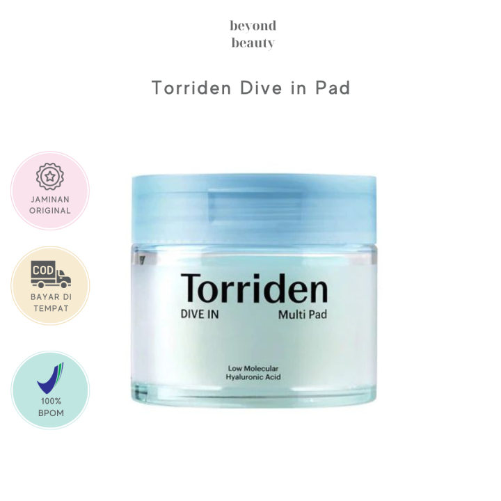 Torriden DIVE-IN Low Molecular Hyaluronic Acid Multi Pad 80 | Lazada ...