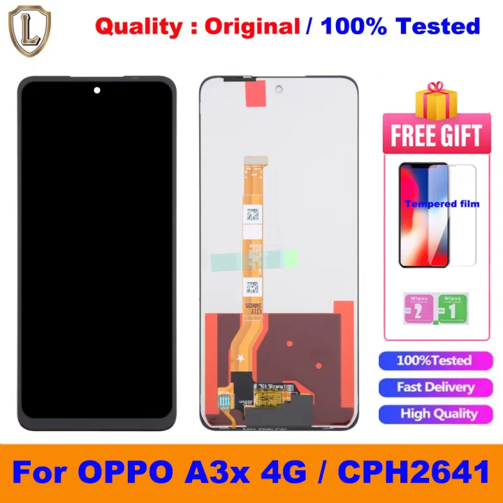 100% Tested Original LCD For OPPO A3x 4G CPH2641 / CPH2681 OEM LCD ...