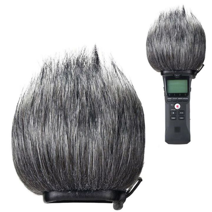 Pro Microphone Furry Fur Cover Outdoor Windscreen Reduce Wind Noise For ...