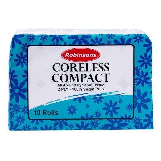 Robinsons Coreless Bathroom Tissue 100% Virgin Pulp 2-Ply x 10s | Lazada PH
