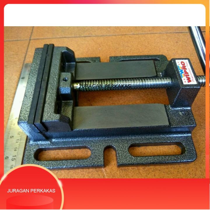 Ragum Meja 4" Bor Duduk Catok Bench Vice Drill Cnc Body Tebal ...