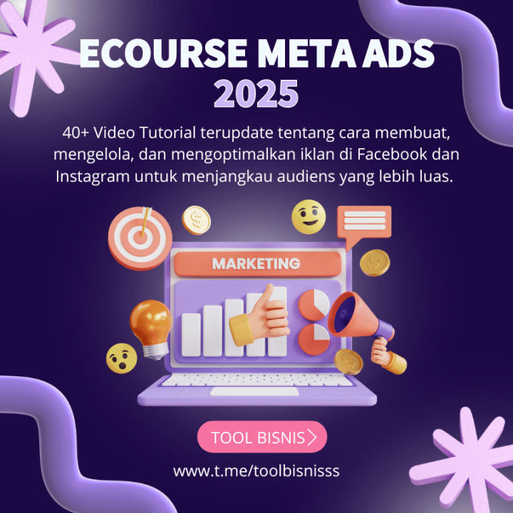ECOURSE META ADS 2025 - 40+ Video Tutorial terupdate tentang cara ... ECOURSE META ADS 2025 - 40+ Video Tutorial terupdate tentang cara ...
