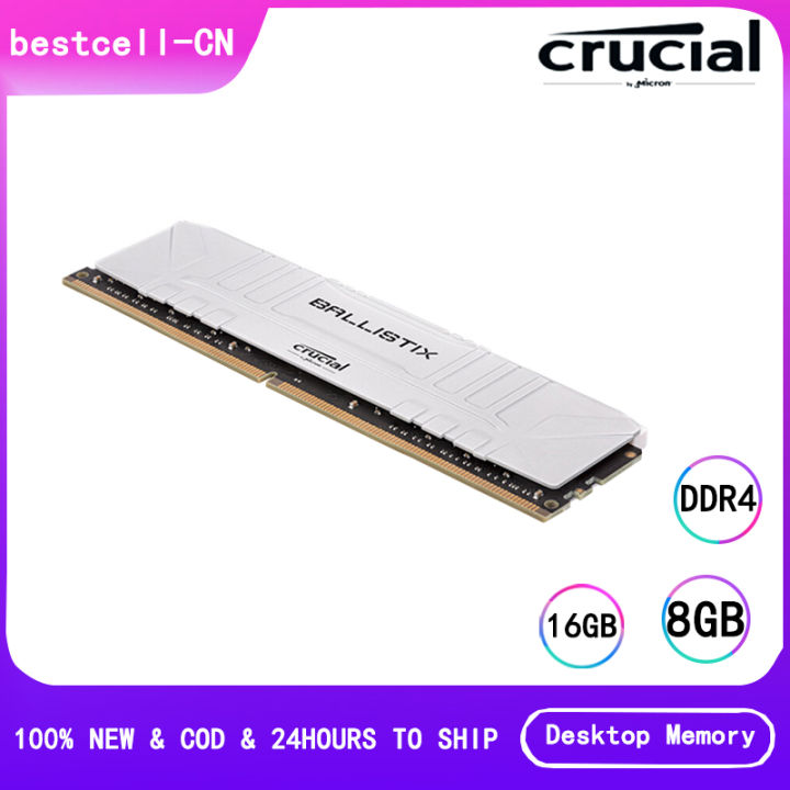 Crucial Ballistix 2666 3200 3600mhz Ddr4 Dram 8gb 16gb Desktop Gaming