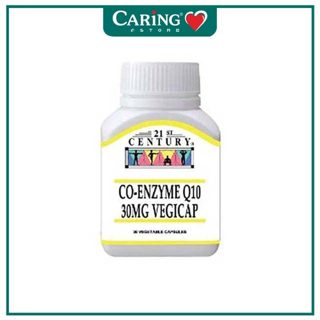 21ST CENTURY CO-ENZYME Q10 30MG VEGICAP 30S | Lazada