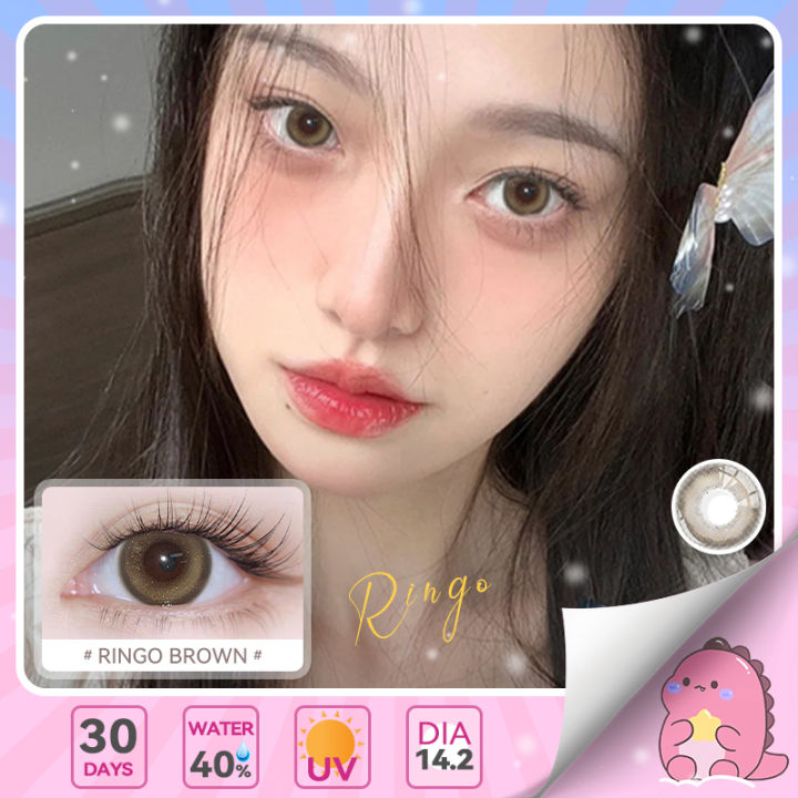 【New】Midroo เลนส์หวานๆ เลนส์ธรรมชาติขนาดมินิ Contact Lens Ringo Brown ...