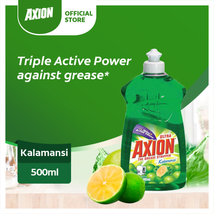 Axion Kalamansi Antibacterial Dishwashing Liquid with Triple Active ...