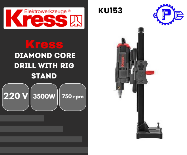 Kress KU153 Diamond Core Drill with Rig Stand | Lazada PH