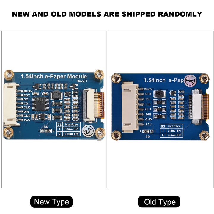 E-paper Module 1.54inch 200 x 200 Practical Durable Low Power Consumption Screen Module | Lazada ...
