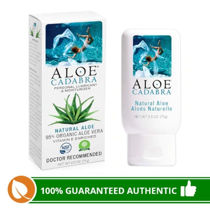 Aloe Cadabra Natural Aloe Personal Lubricant & Moisturizer 71g | Lazada PH