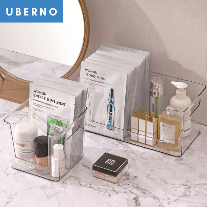UBERNO Acrylic Skin Care Facial Mask Storage Basket U-shaped ...