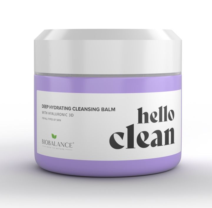 BioBalance Hello Clean Deep Hydrating Cleansing Balm with Hyaluronic 3D ...